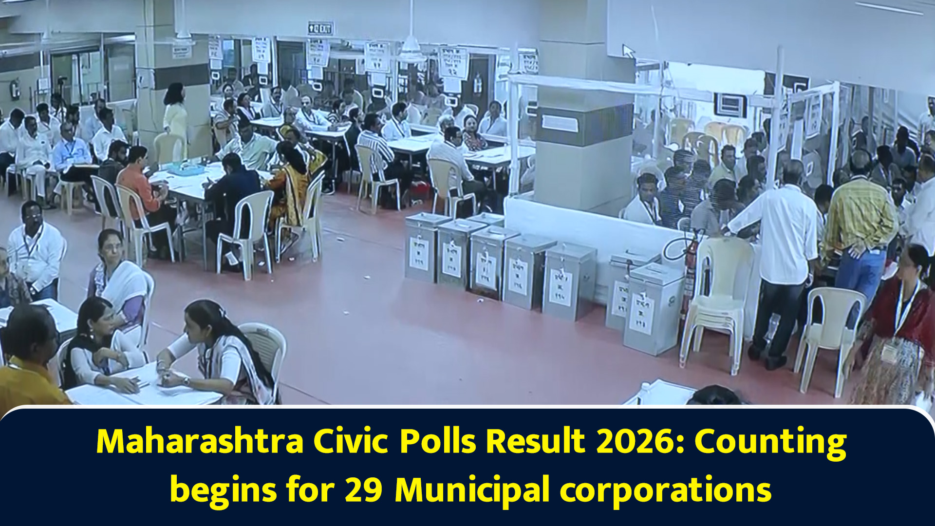 Maharashtra civic polls result 2026: Counting begins for 29 municipal ...