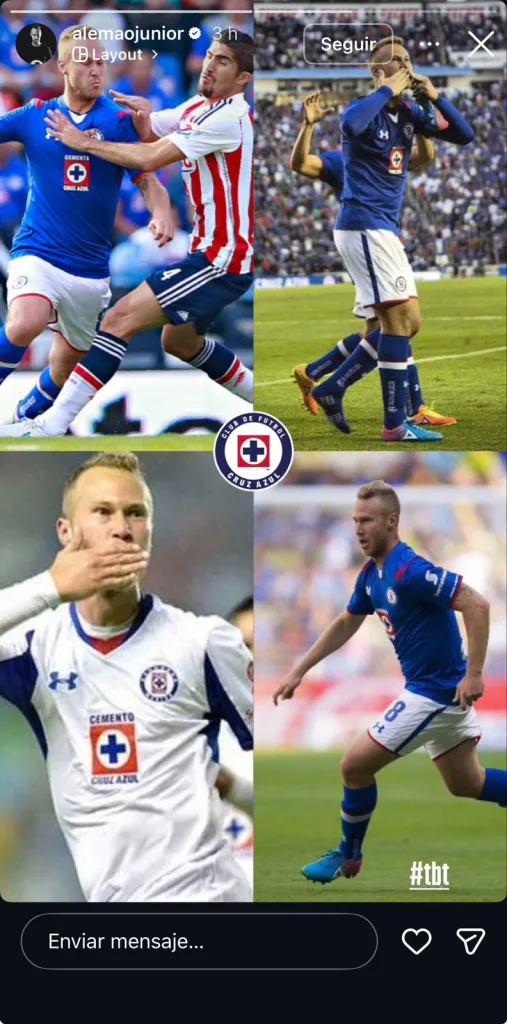 Estrella internacional hace guiño a Cruz Azul en redes y emociona a los ...