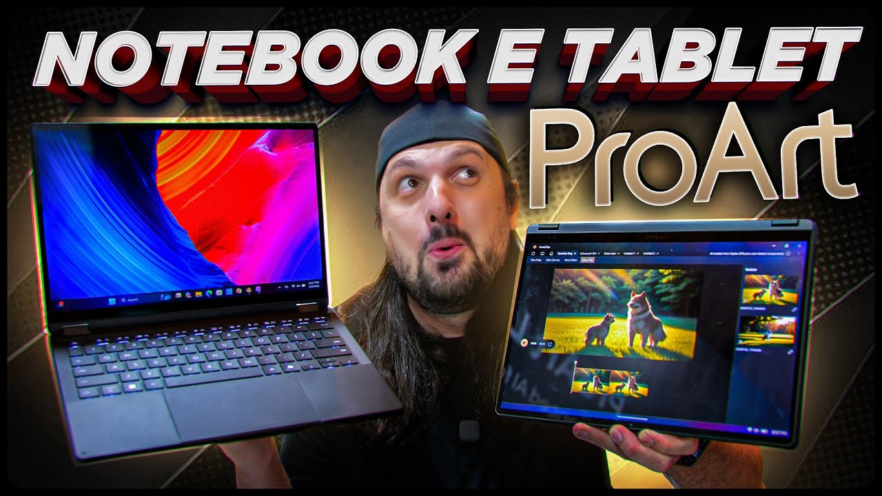 Novos notebooks e tablets ASUS: ProArt e Zenbook
