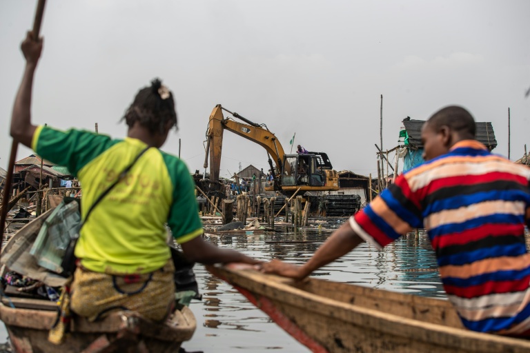 Demolitions cast adrift residents of Africa's biggest floating slum