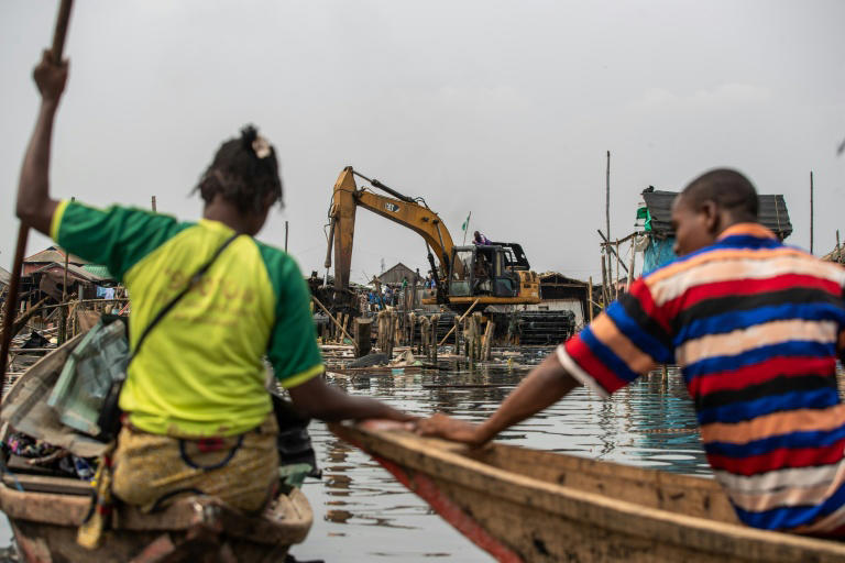 Demolitions cast adrift residents of Africa's biggest floating slum