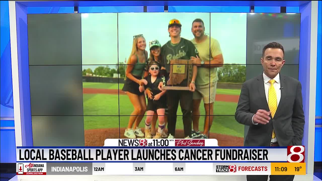 Local baseball player launches cancer fundraiser