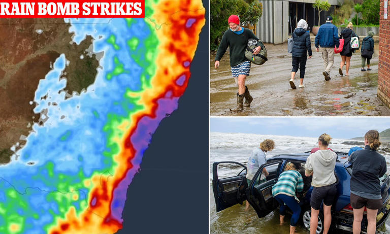 Brace for impact: Mega rain bomb set to smash the east coast with ...