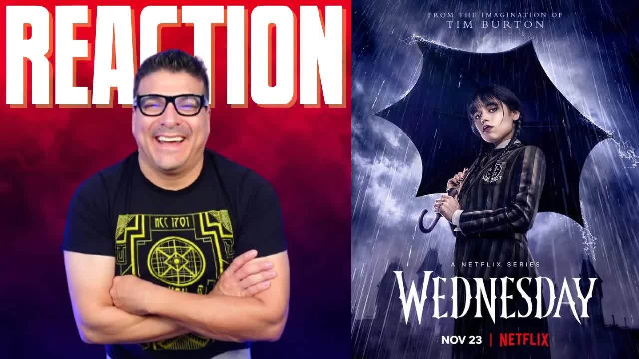Wednesday official trailer reaction | Netflix | Tim Burton | The Addams ...