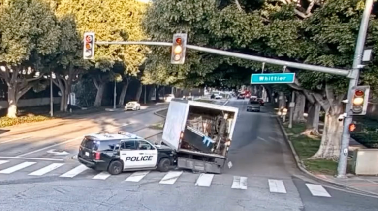 Beverly Hills police tackle box-truck pursuit suspect after dramatic ...