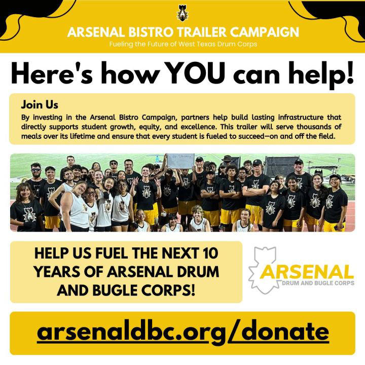 Arsenal Drum and Bugle Corps seek donations for mobile kitchen
