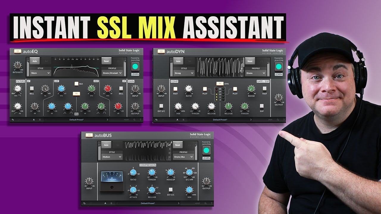 The quickest way to mix with SSL EQ & compression: SSL Auto Plugins ...