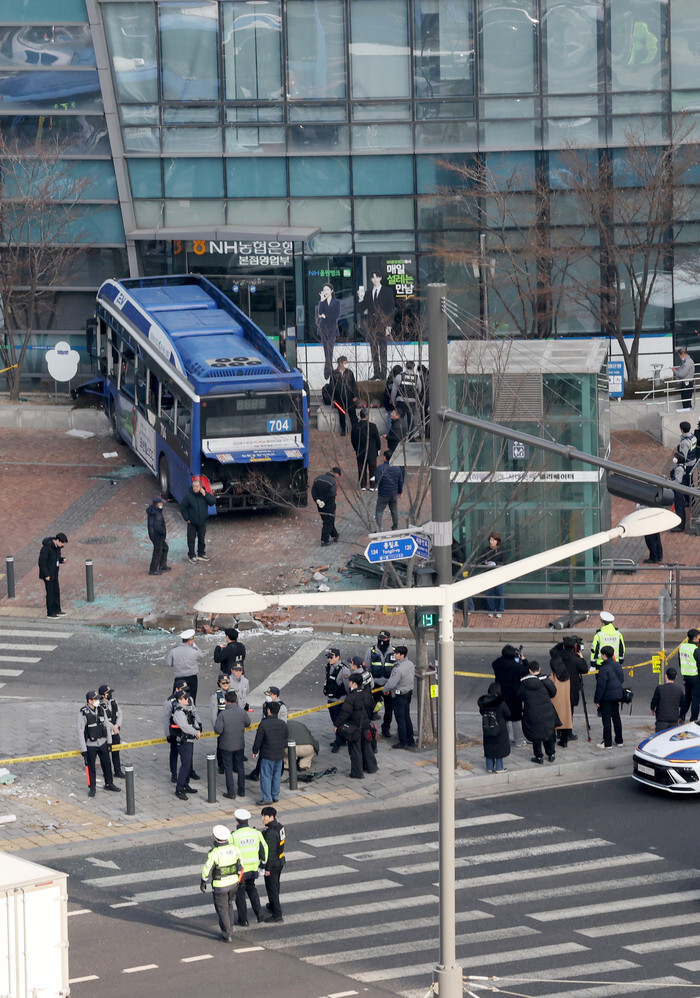 Site of bus accident