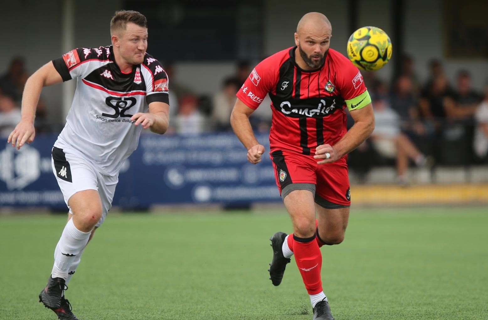 Faversham Town manager Tommy Warrilow on signing of Dexter Peter as ...