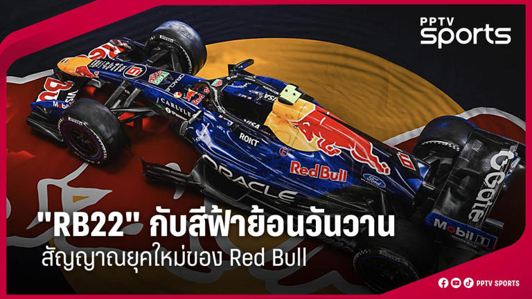 "RB22" กับสีฟ้าย้อนวันวาน สัญญาณยุคใหม่ของ Red Bull