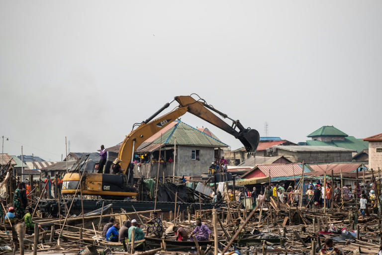 Demolitions cast adrift residents of Africa's biggest floating slum