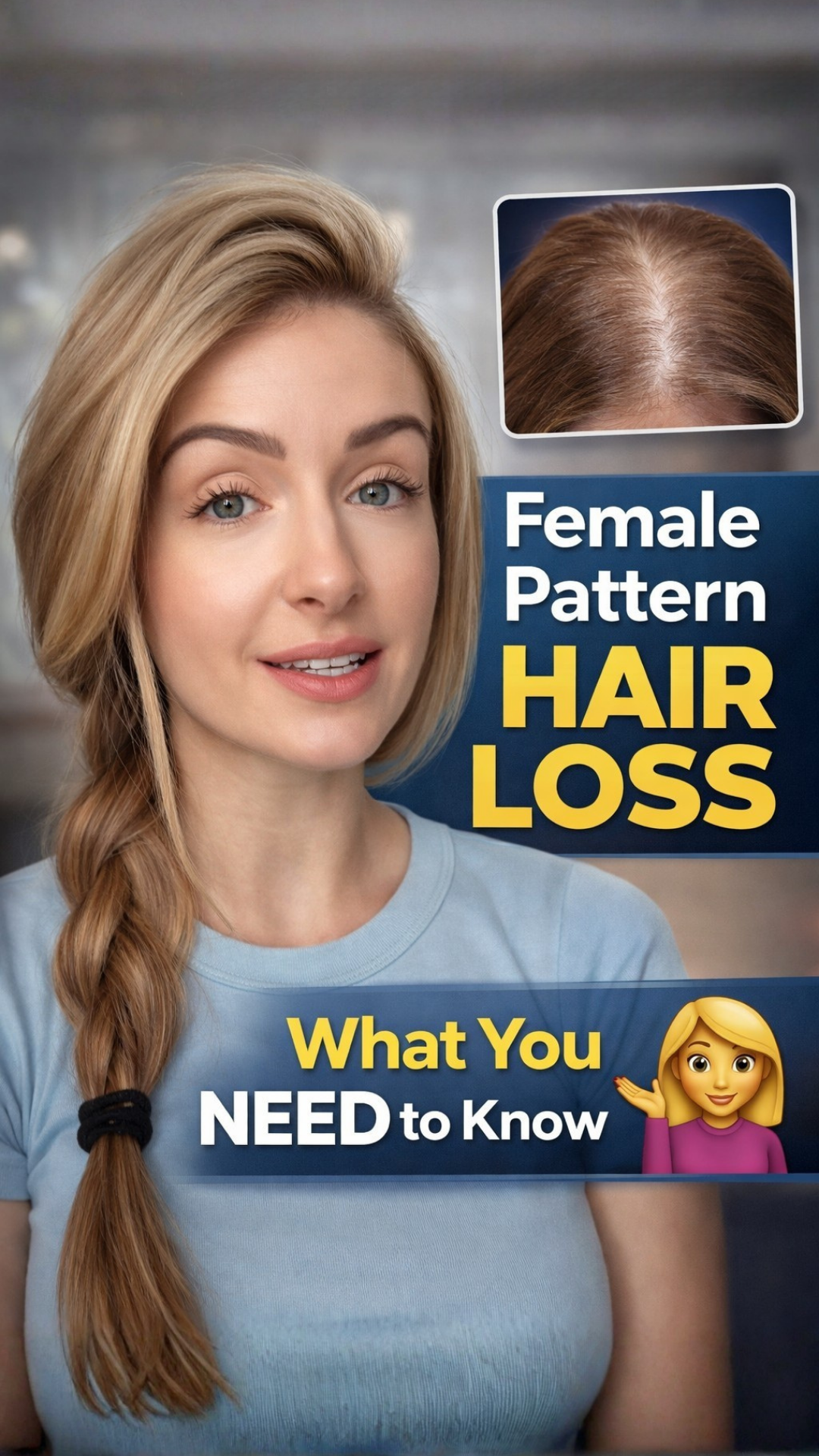 Hair part widening or thinning on top? This could be why