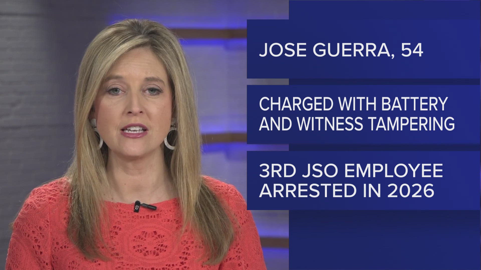 Jacksonville corrections officer arrested for battery, witness tampering