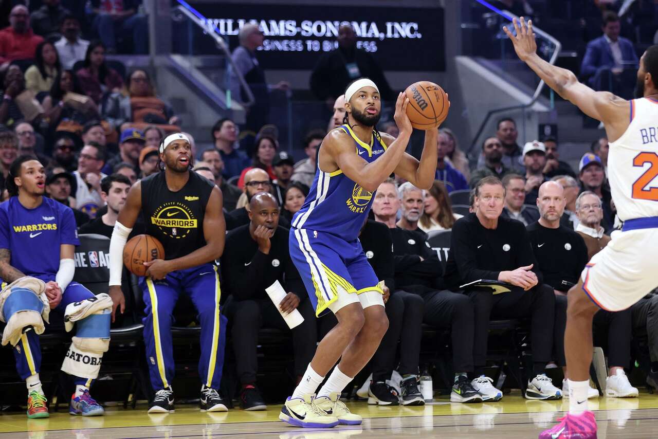 Warriors' Moses Moody rediscovers his shooting touch in win over Knicks