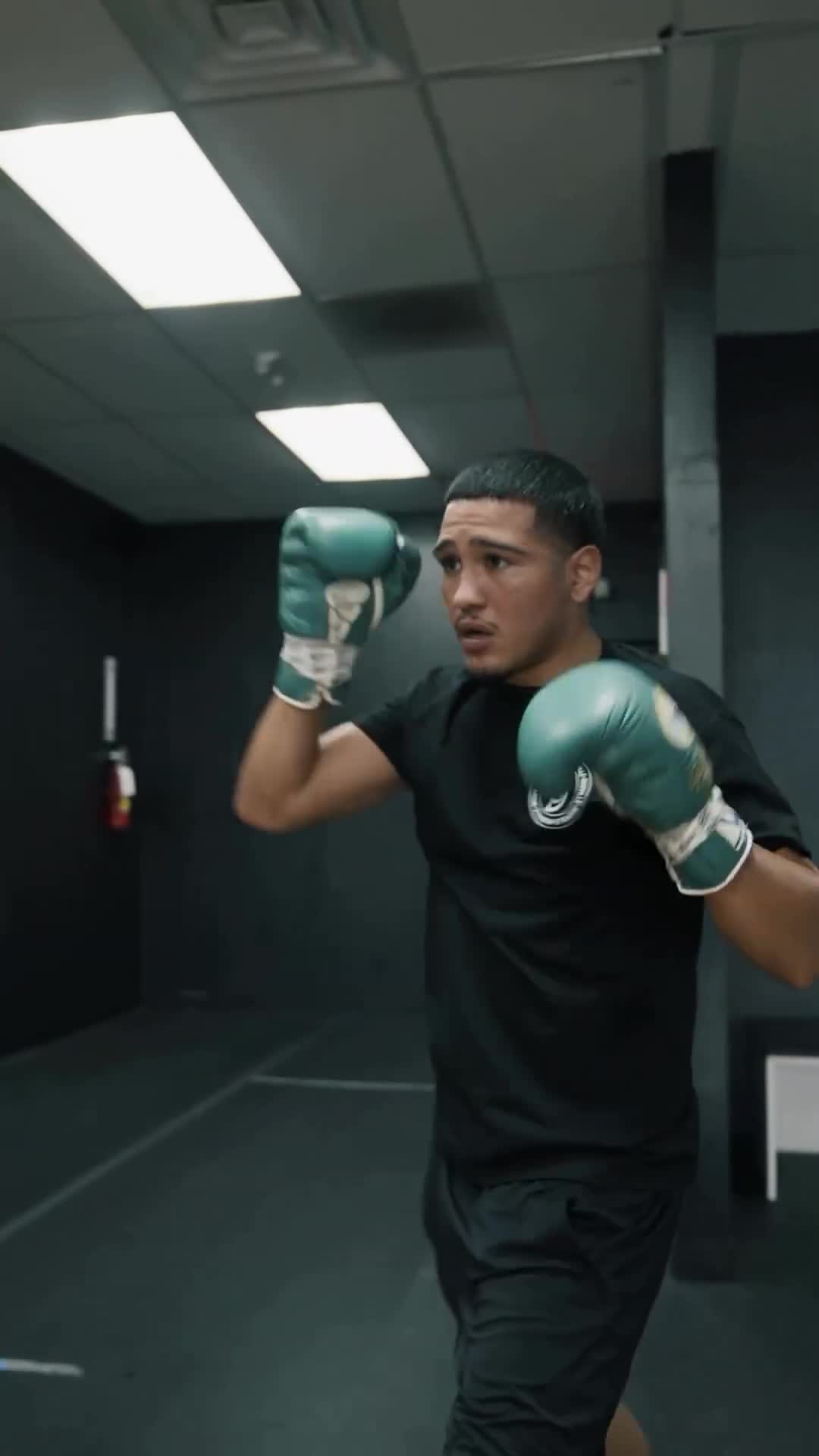 Going mango crazy Gabriel Flores Jr. tirade of punches on the aqua bag ...