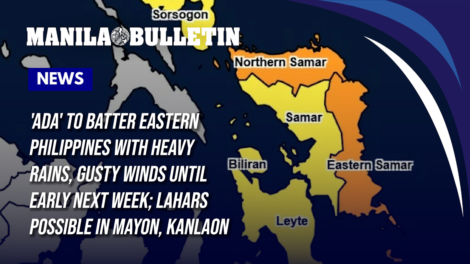 'Ada' to batter eastern Philippines with heavy rains, gusty winds until ...