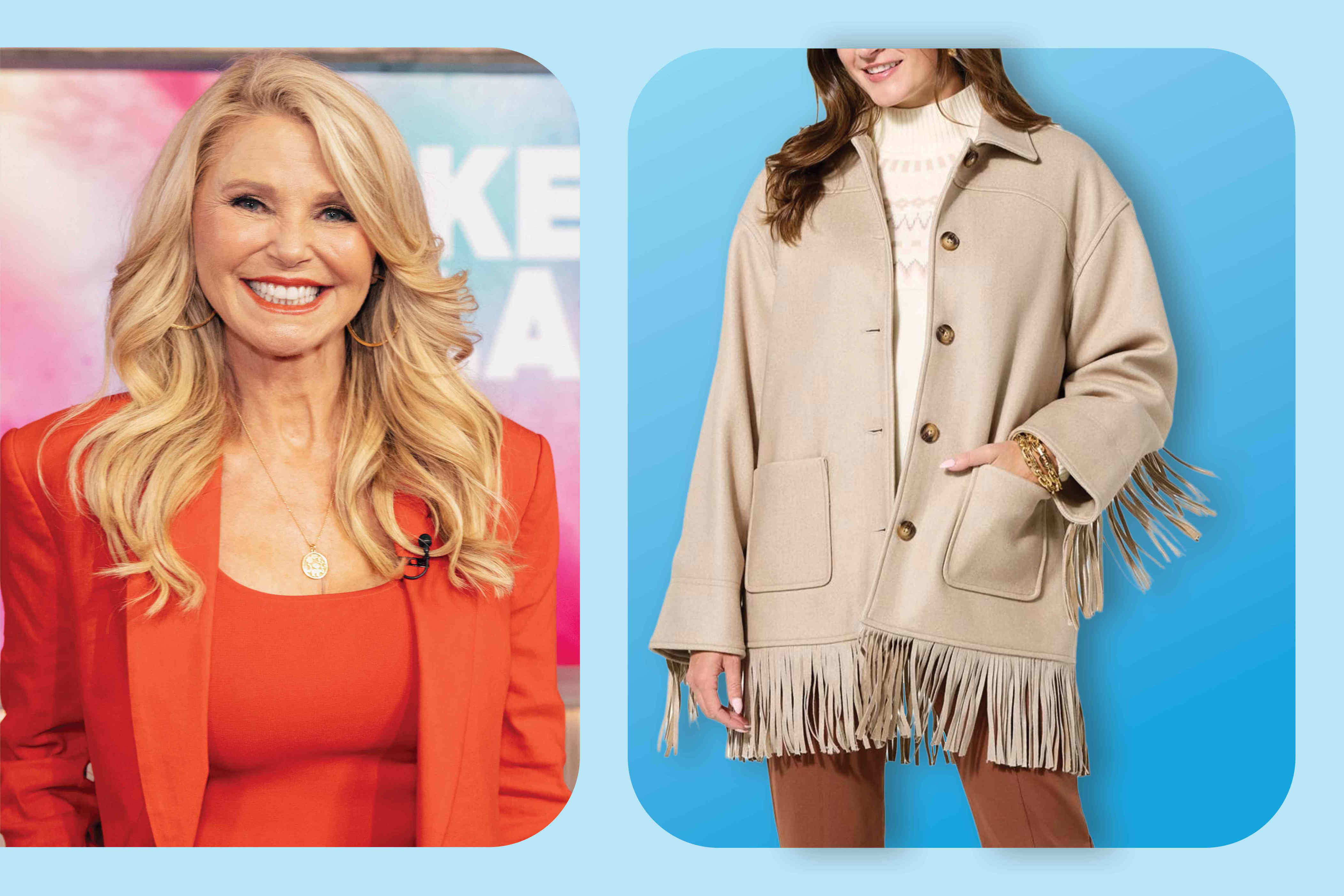 Christie Brinkley’s HSN collection has tons of cozy winter fashion ...