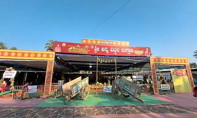 Shiroor Paryaya: Devotees offer grains for Krishna prasada; storage ...