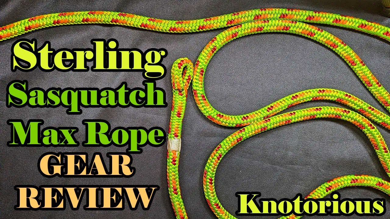 Sterling Sasquatch Max rope review: Best choice for arborists and tree ...