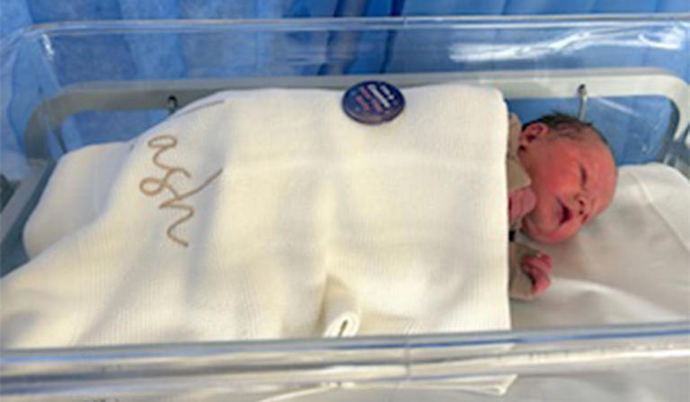 First baby of 2026 is born just seconds after midnight