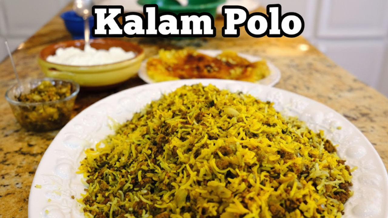 Kalam polo: Persian cabbage and rice with warm spices