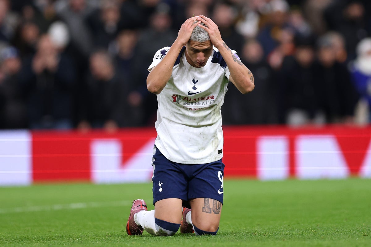 Frank provides update on Spurs transfer plans after Richarlison injury