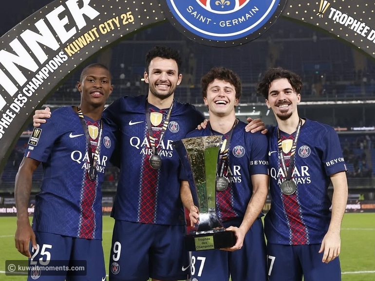 Paris Saint-Germain win French Super Cup in Kuwait