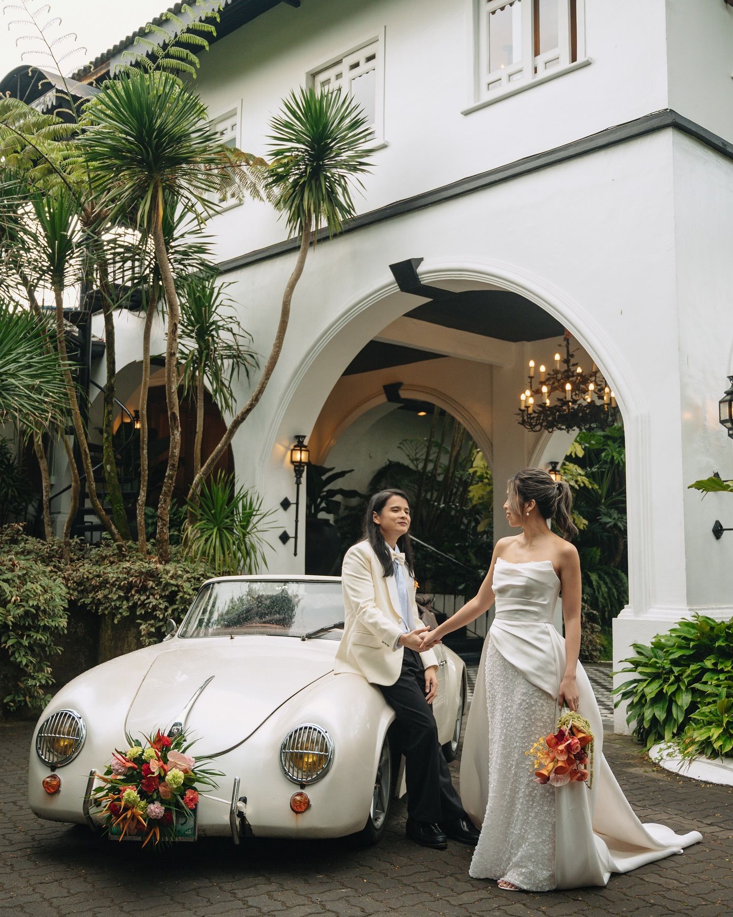 Paolo Benjamin Guico's wife, Rachel, was a modern bride in her elegant ...