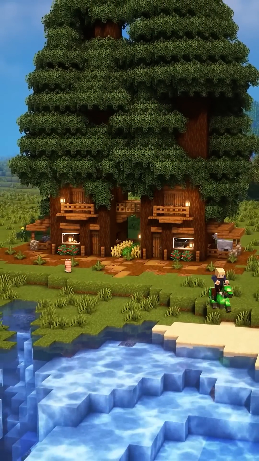 Minecraft treehouse made for you and a friend