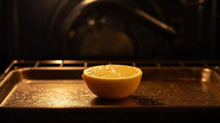 This simple lemon trick can remove bad smells from your oven without ...
