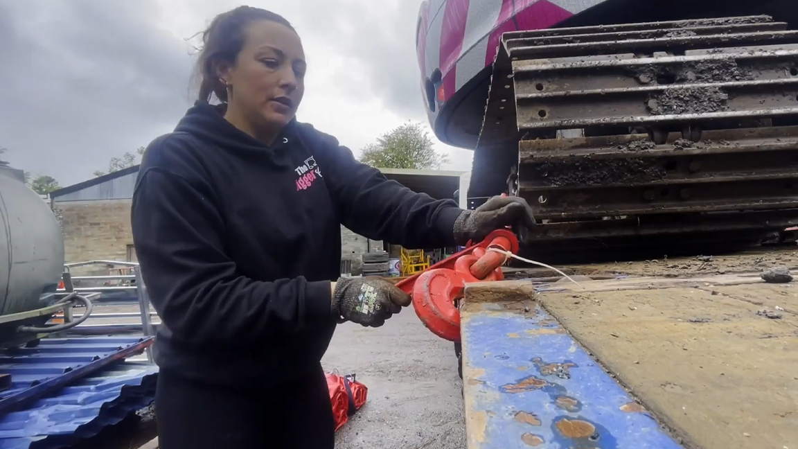 Broken truck and a ride in the new Polaris