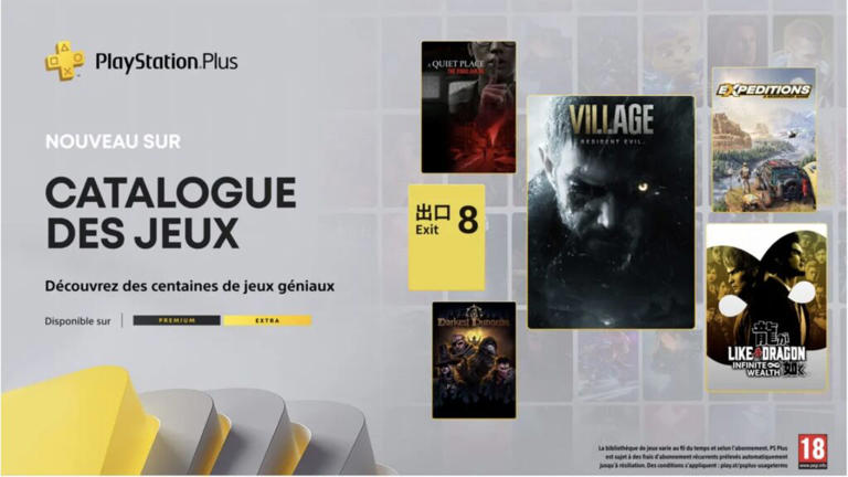 PlayStation Plus Extra et Premium : les 8 jeux à découvrir en janvier 2026