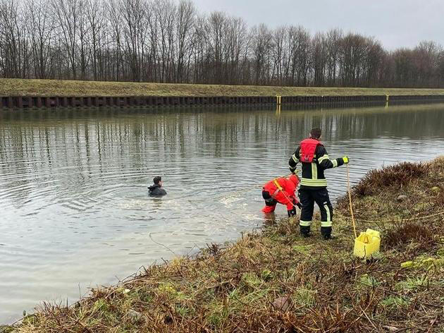 Polizei macht ungewöhnlichen Fund in NRW-Kanal