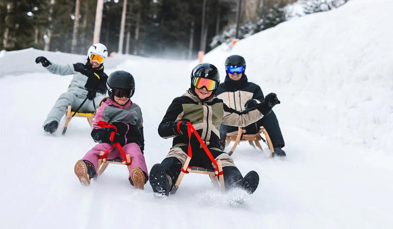 A ski trip to Söll in Austria saw my son swap his screen for snow drifts