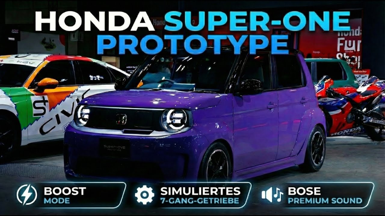 Kompakter Elektroflitzer: Super-ONE Prototype mit Bose-Sound