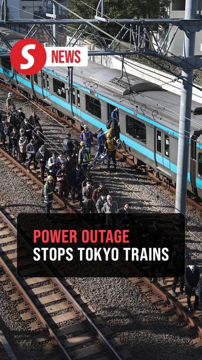 Power outage halts Tokyo commuter train lines, disrupting thousands