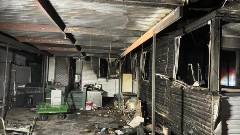 Horror after fire guts Muslim leader’s home