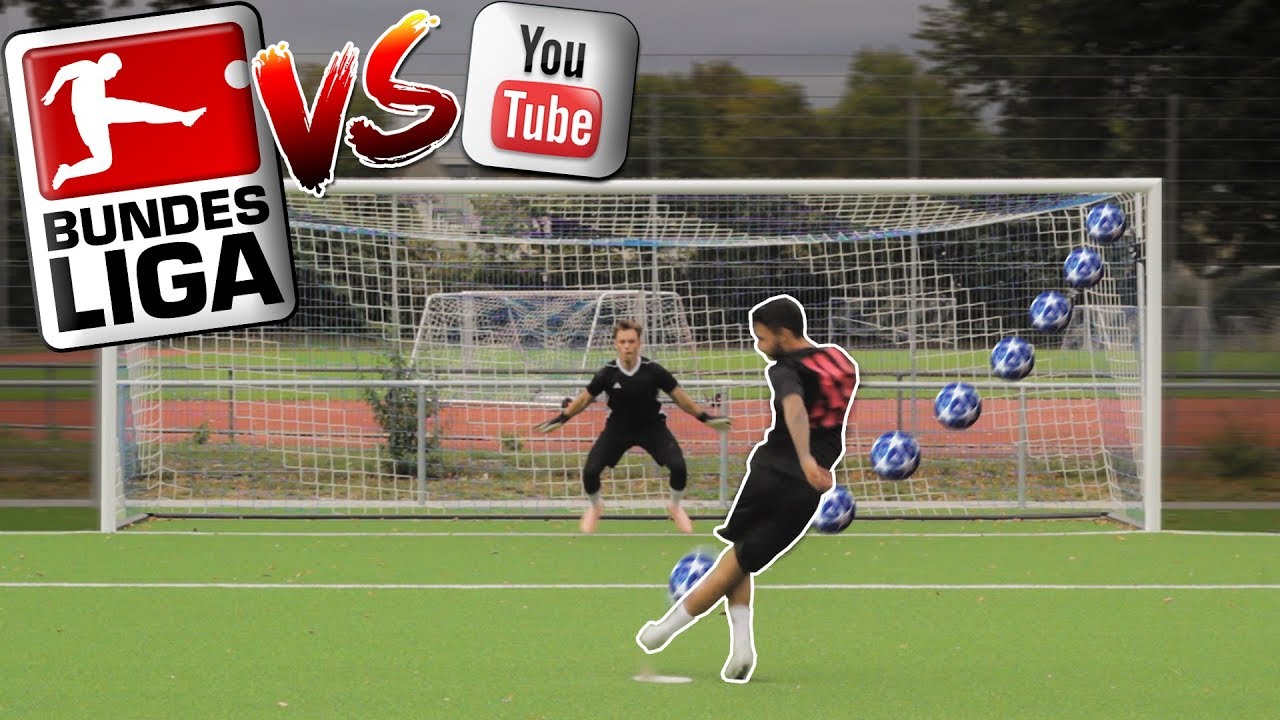 Bundesliga-Profi gegen YouTuber: Elfmeter-Challenge Special