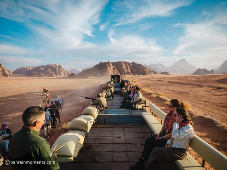 Queen Rania and Princess Salma explore UNESCO-listed Wadi Rum on steam ...