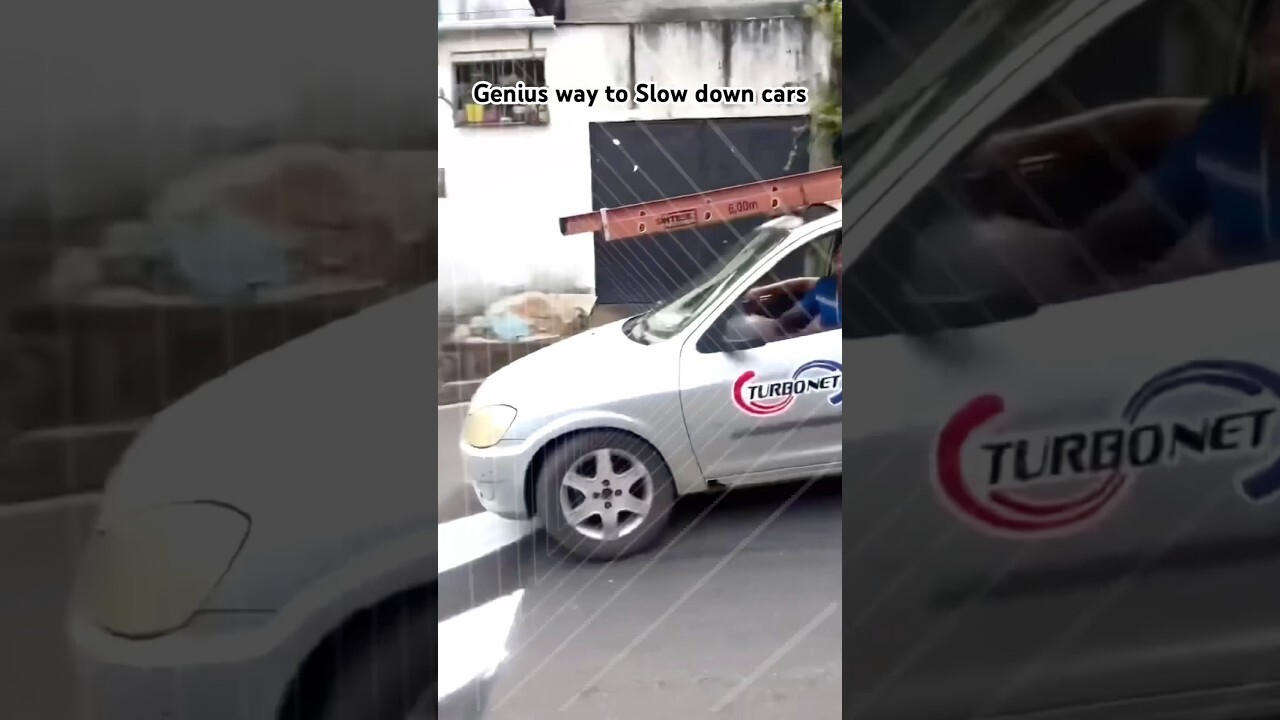 Brazil neighbors found a genius way to slow down speeding cars