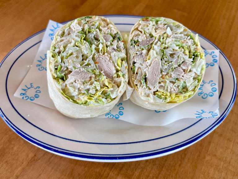 New Louisville cafe 'meticulously' creates giant chicken Caesar wrap