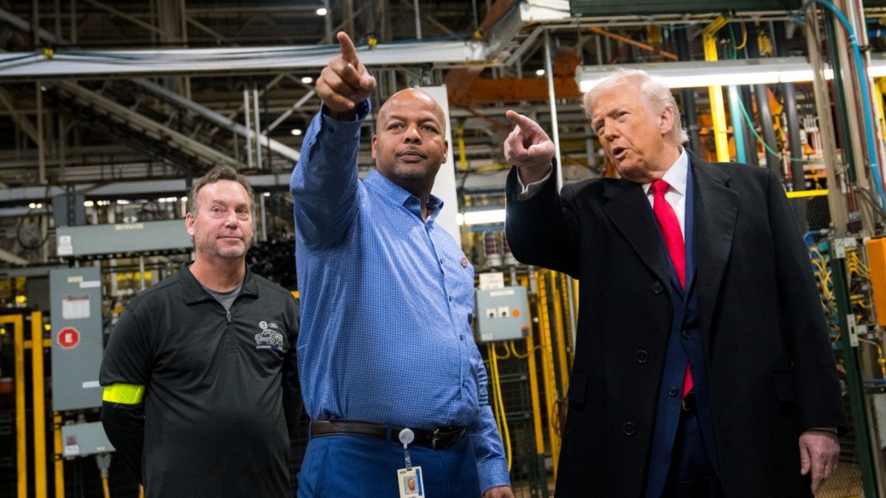 Trump turned him red but Ford worker could be laughing to the bank