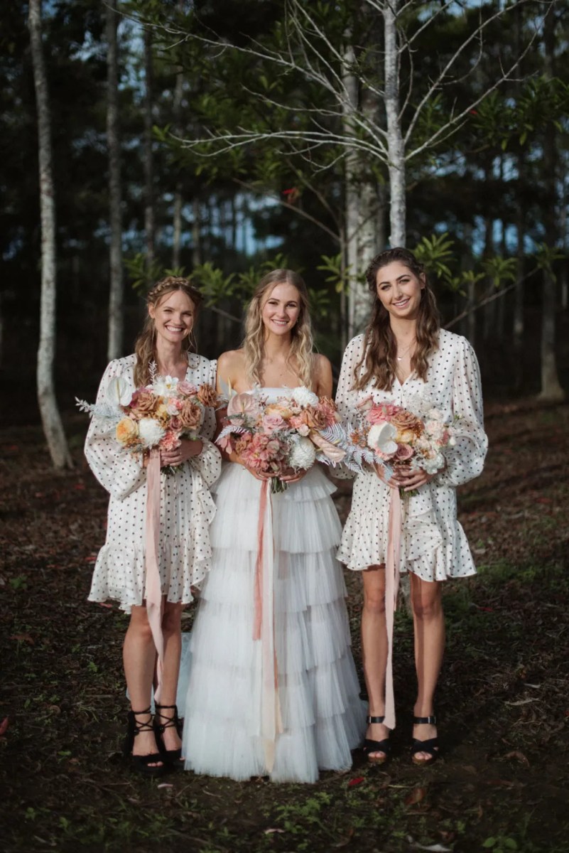 30+ pattern and print bridesmaid dresses to inspire
