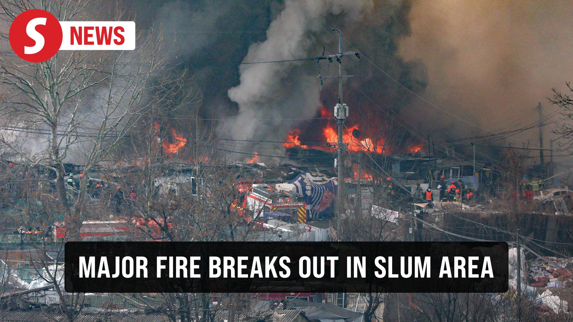 South Korea slum fire devastates Seoul residents, destroys homes