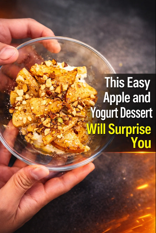 This easy apple and yogurt dessert will surprise you