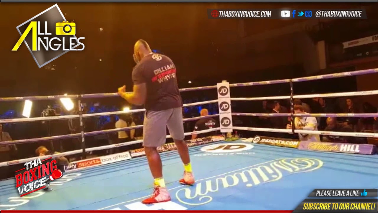 Dillian Whyte Shadow Boxing ahead of Helenius Clash Anthony Joshua ...