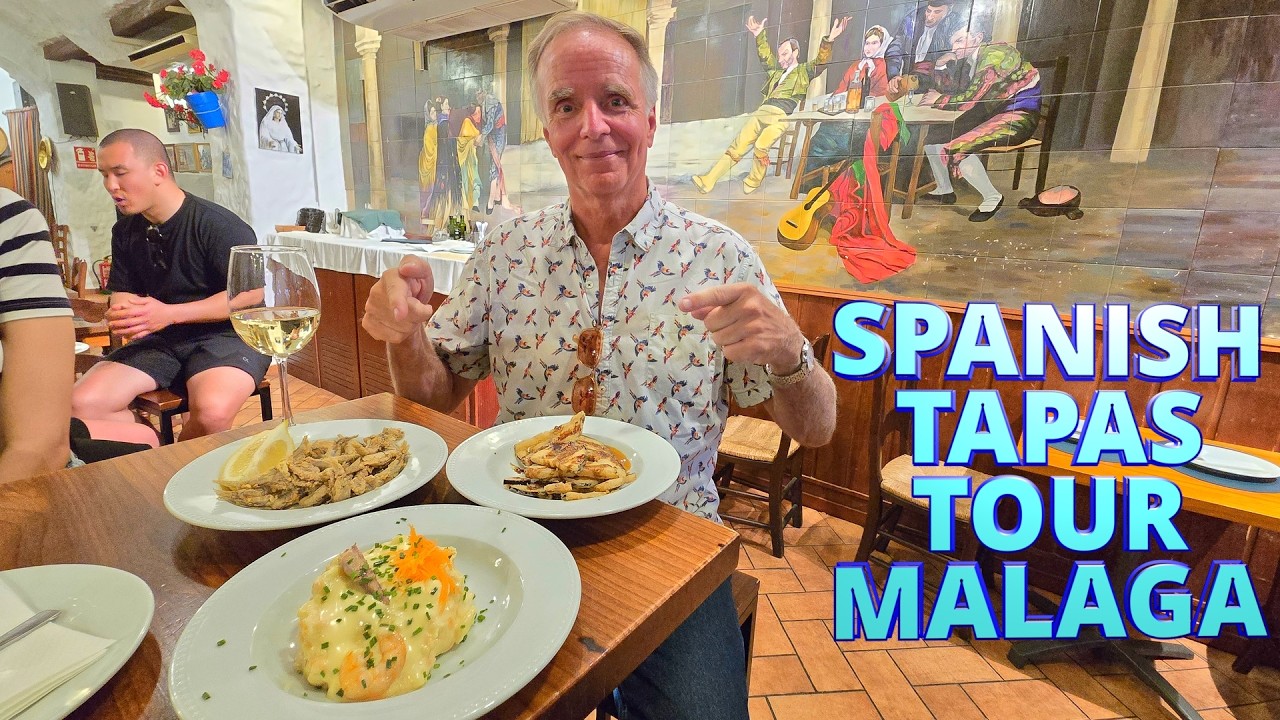 Where to eat in Malaga, Spain - guided Spanish tapas food crawl!