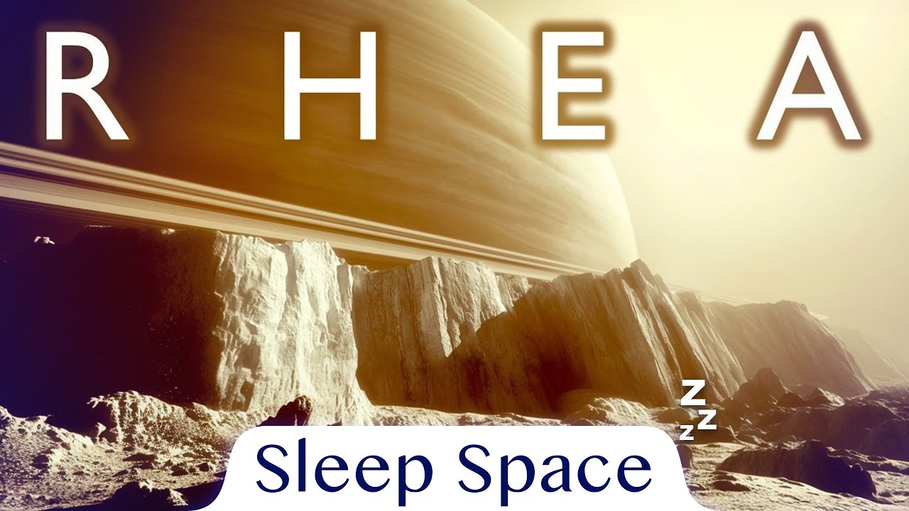 What makes Rhea one of the strangest moons studied