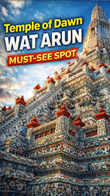 Temple of Dawn Wat Arun must-see spot