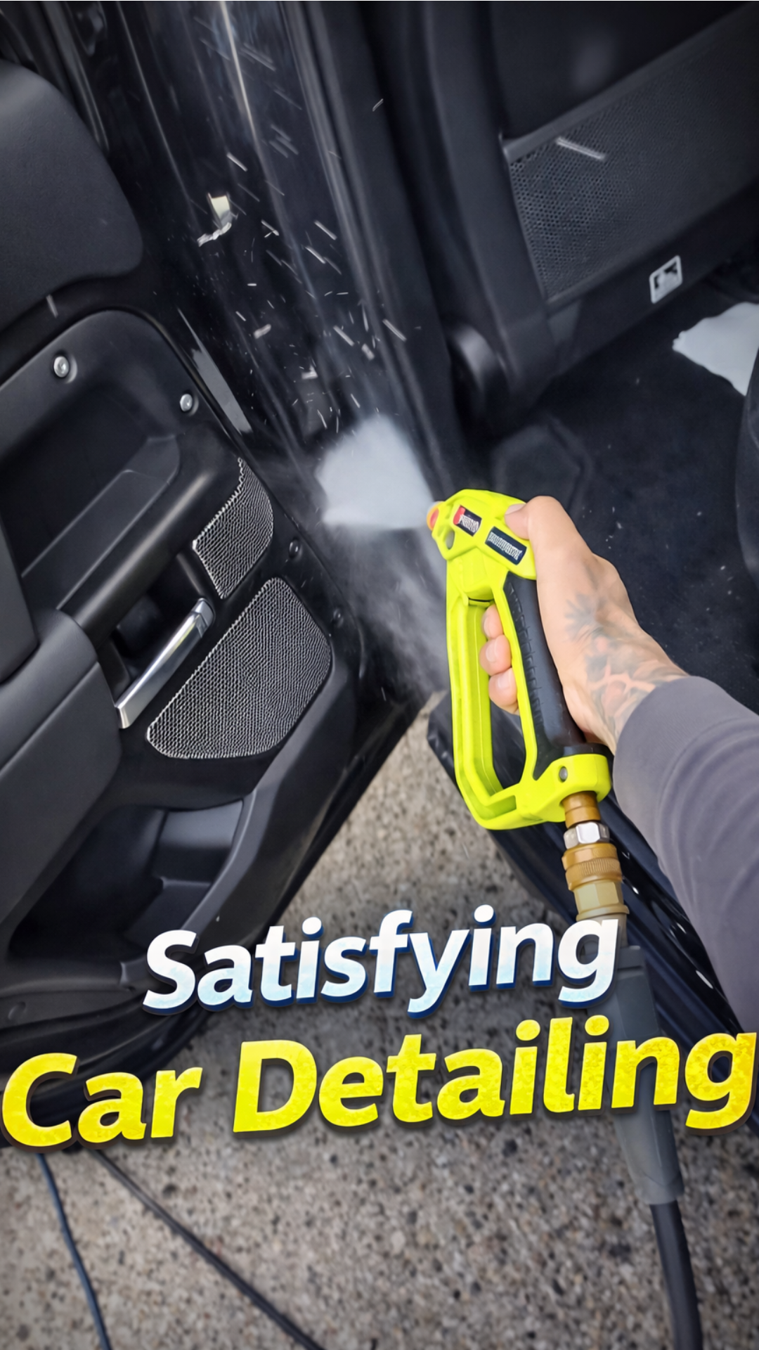 Satisfying car detailing transformation - deep clean results